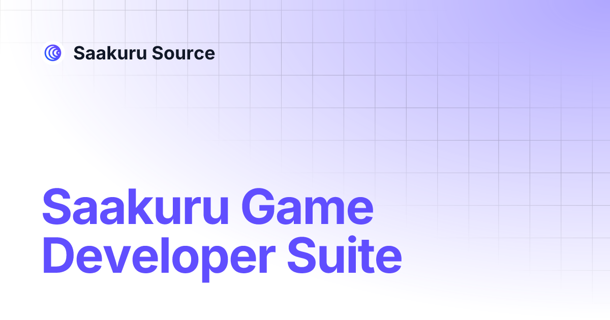Saakuru Game Developer Suite | Saakuru Source